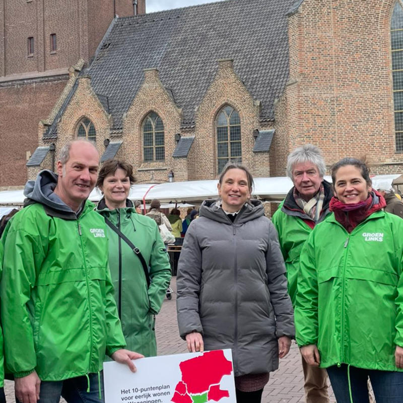 GroenLinks presenteert 10-puntenplan voor eerlijk wonen aan Laura ...
